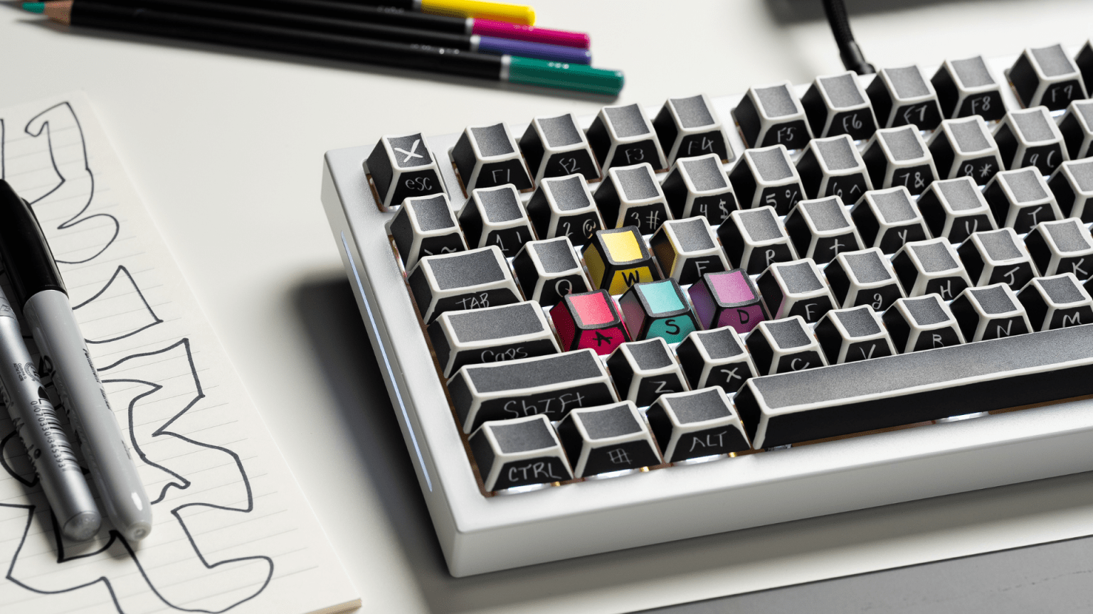 Review : Glorious Gaming KeyCapsule GPBT Sketch : Seasoned Gaming