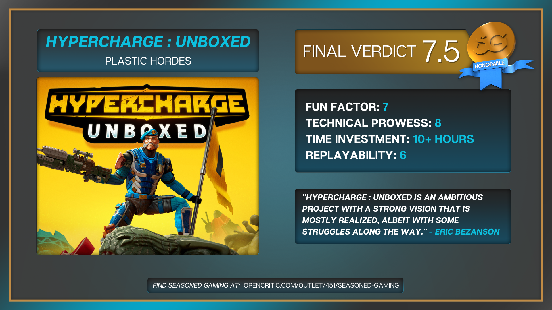 Review : Hypercharged Unboxed : Plastic Hordes : Seasoned Gaming
